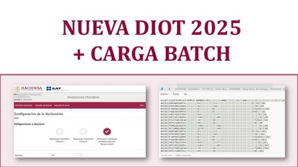 Carga Batch DIOT 2025 CONTPAQi® Contabilidad: Automatiza tu Declaración ...